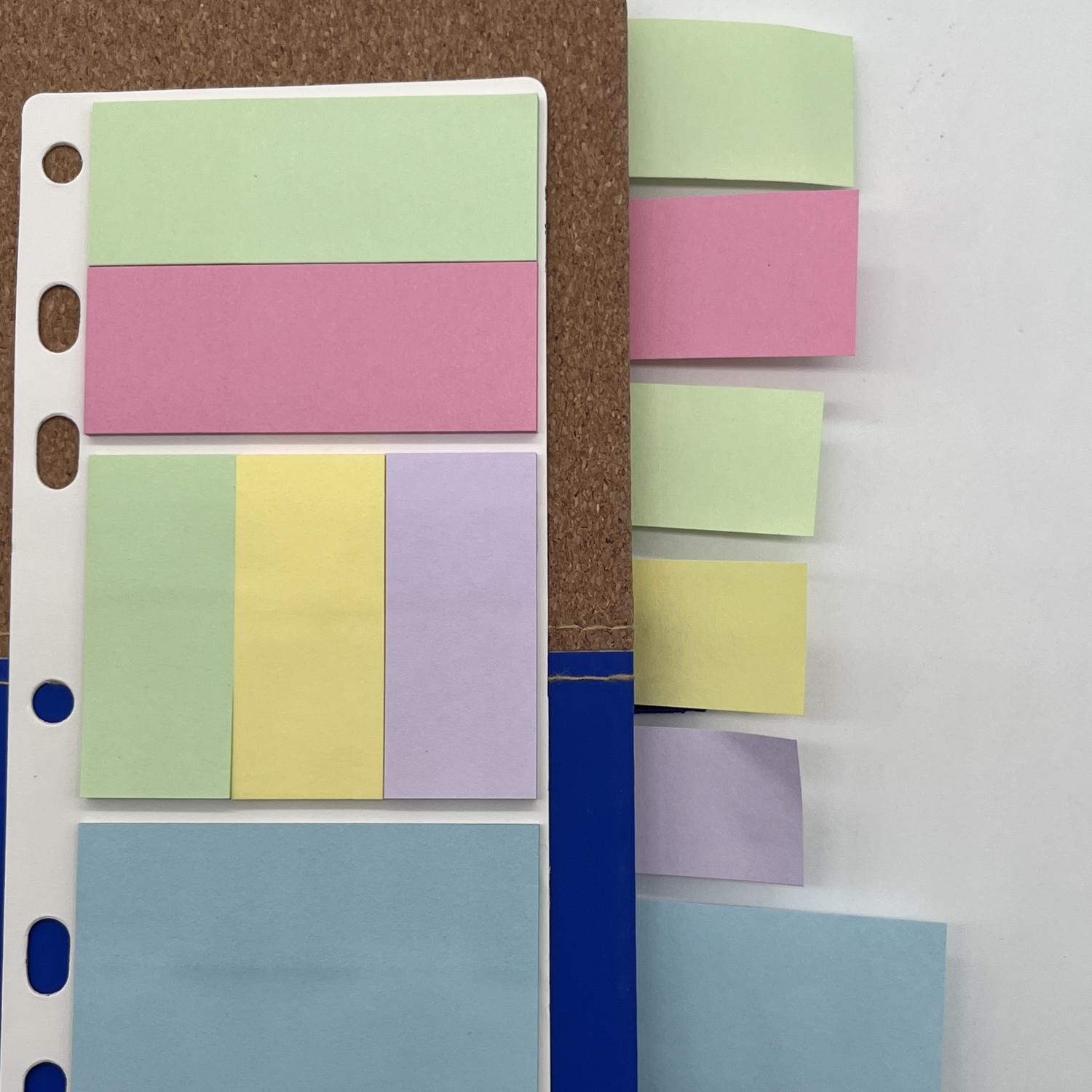 Custom Shaped Aesthetic Sticky Notes In 5 Colors For School Office ...