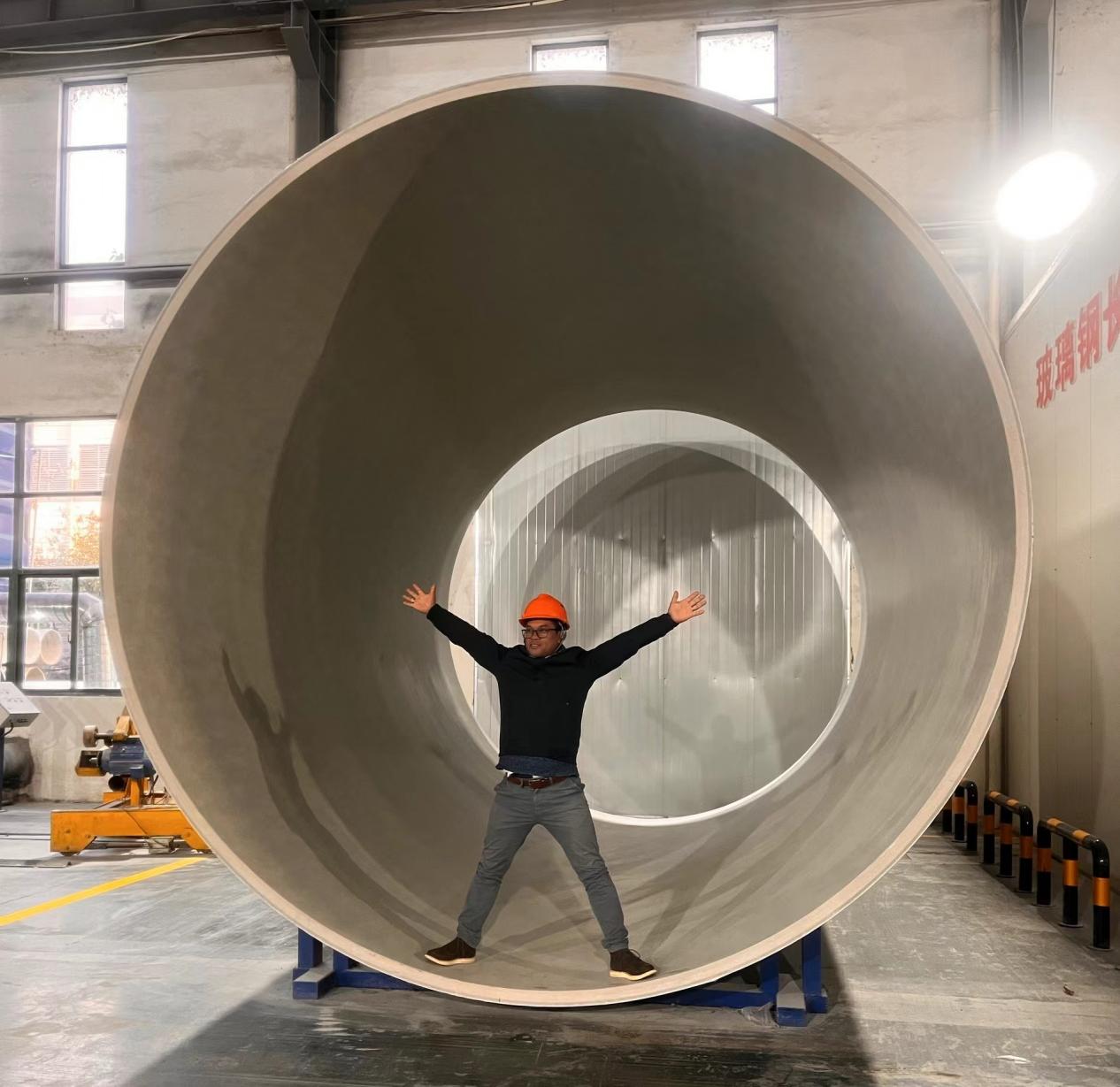 GRP Large Diameter Pipe China Manufacturers Suppliers Factory Exporter