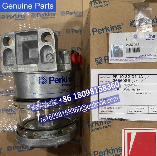 2656086 Genuine Perkins Fuel Filter Diesel Filter Water Separator With ...