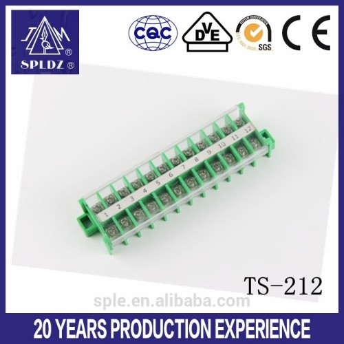12 Way 10a Din Rail Combined Terminal Block Ts-212, High Quality 12 Way ...