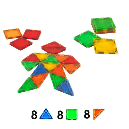 Magworld 24 Piece Magnetic Tile Building Set, Bossgoo.com의 고품질 Magworld ...