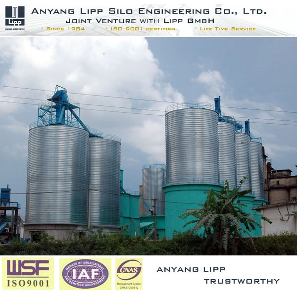 Slag Powder Storage Silo with Concrete Base China Manufacturers ...