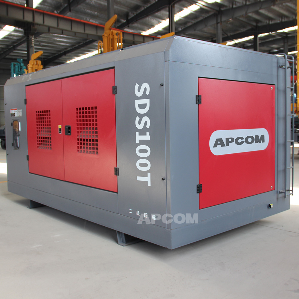 25 Bar Diesel Air Compressor 1000 Cfm For Drilling Rig, High Quality 25 ...