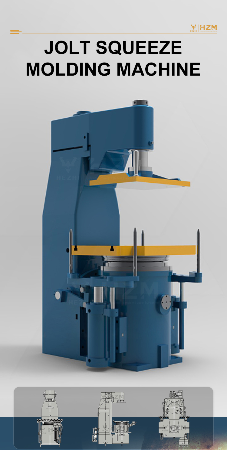 Z143 Foundry Sand Molding Machine Brake Pads Disc Casting Equipment ...