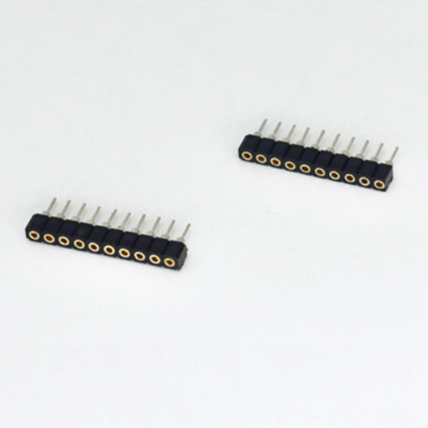 2.54 Pitch Round Hole Female Connector, High Quality 2.54 Pitch Round ...