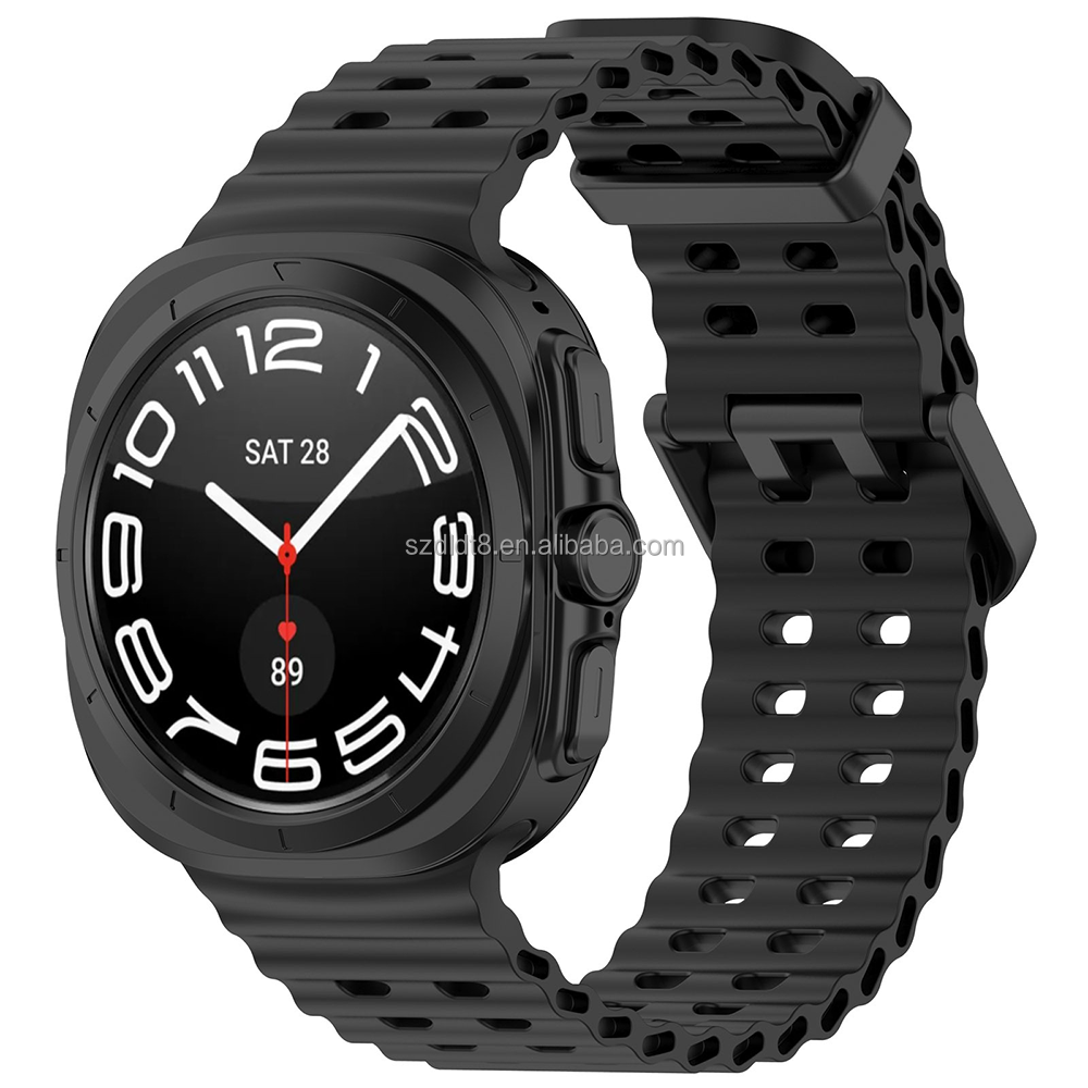 1:1 Original Silicone Ocean Watch Strap Replacement For Samsung Galaxy ...