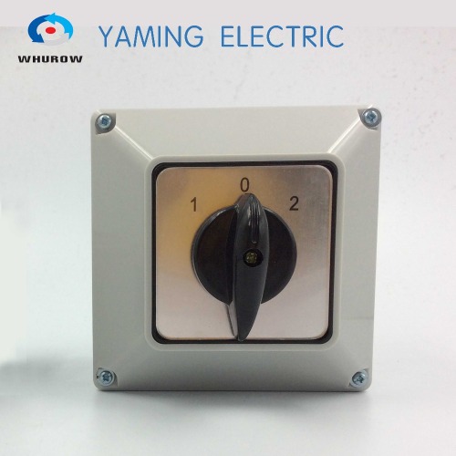 Yaming Electric Changeover Switch 32a 3 Position 2 Poles Rotary Switch ...