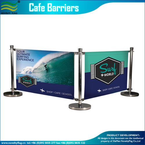 Stainless Steel Banner Stanchion Cafe Barrier, High Quality Stainless ...