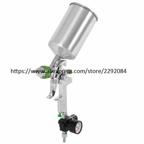 Hvlp Spray Gun, Gravity Feed Paint Gun Auto Paint Air Spray Gun, 2.5mm ...