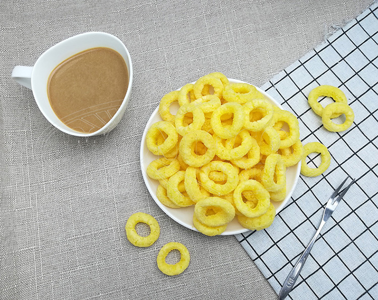 Vegetable Chicken Flavor Healthy Snacks With Ring Shape, High Quality ...