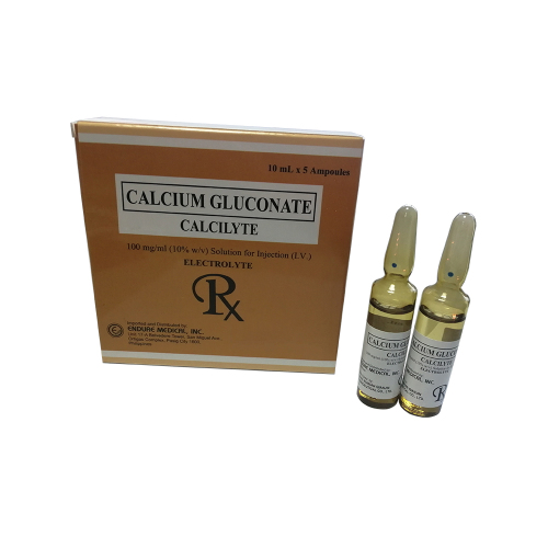 Gmp Calcium Gluconate Injection 10% 10ml, High Quality Gmp Calcium ...