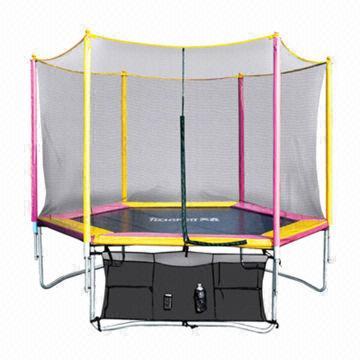 Hexagon Trampoline With Safety Net Combo, High Quality Hexagon ...