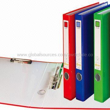 Hot-selling/pvc Punchless Lever File With Two Removable Clips, High ...