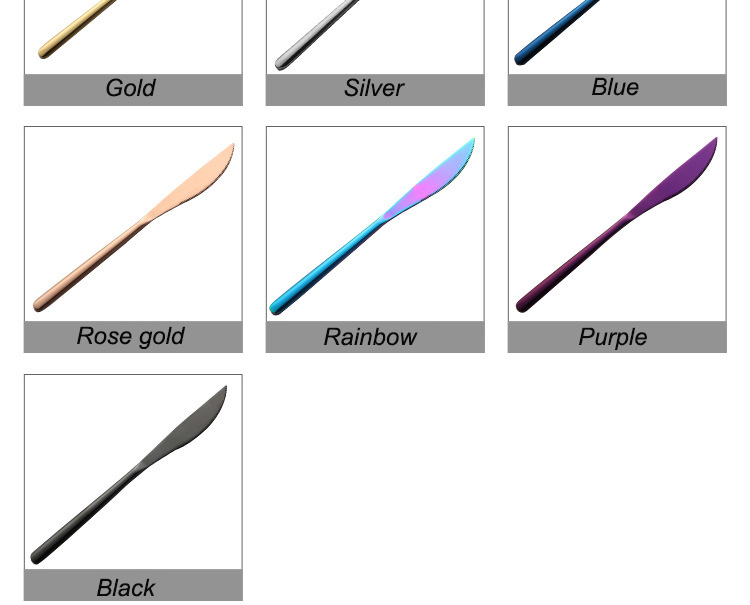 High Quality Stainless Steel Flatware Korean Table Knife, High Quality ...