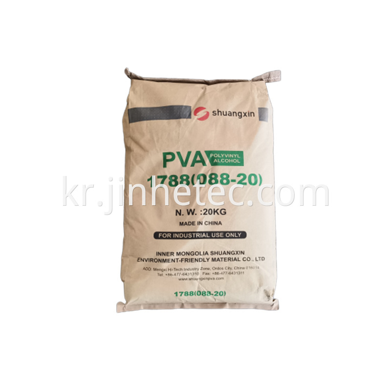 중국 Defoamer를 사용한 Shuangxin PVA PVA24-88 (088-50) 제조업체