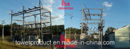 69kv Bus Substation Steel Supports (mgs-bss69), High Quality 69kv Bus ...