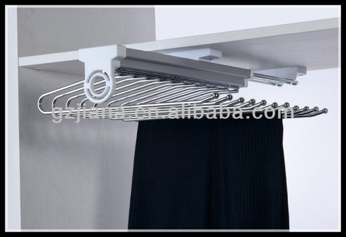 Top Mounted Sliding Trouser Rack For Wardrobe, High Quality Top Mounted ...