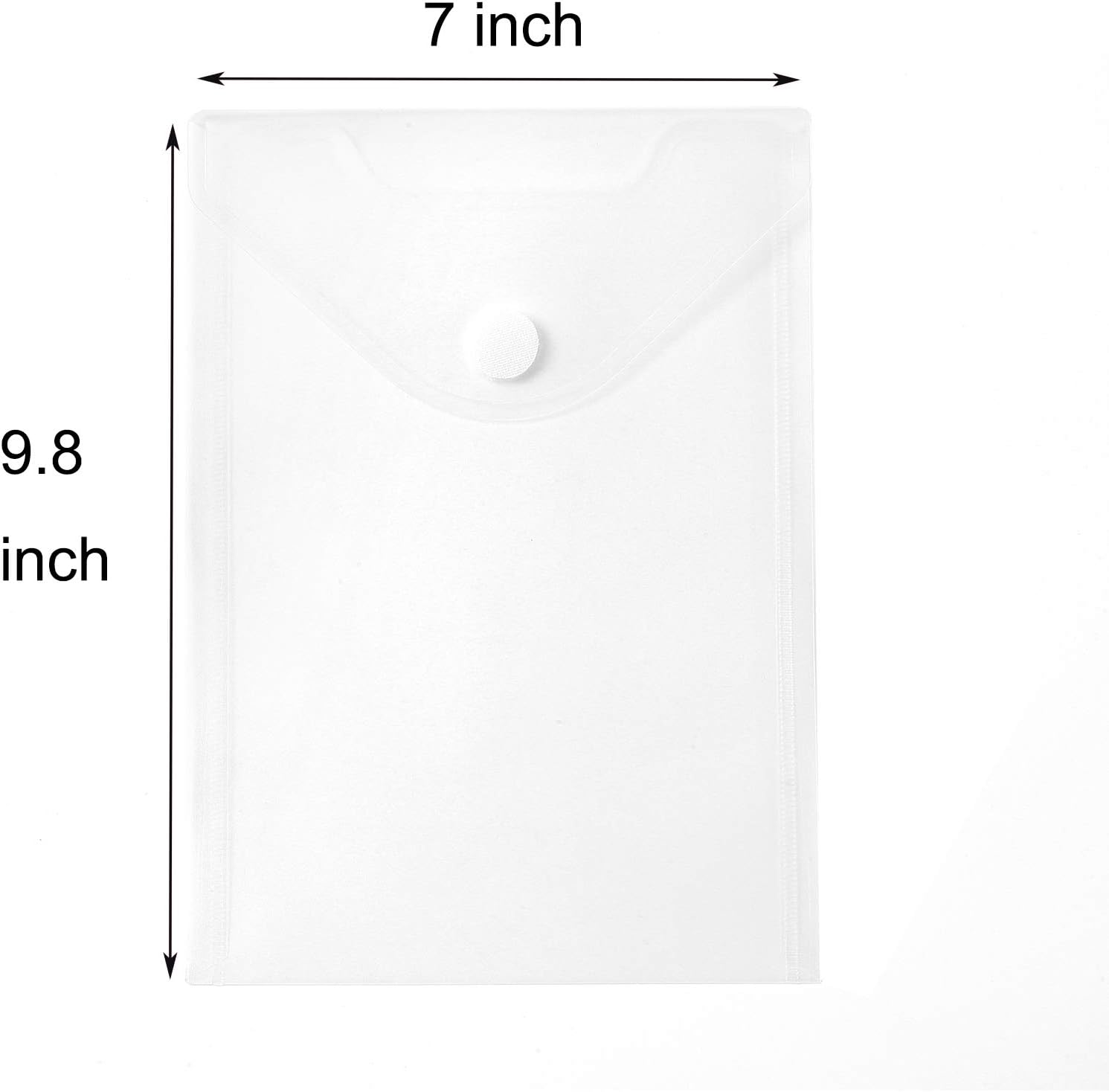 Yessart 20-pack Clear Plastic Receipt Stickers Storage Holder, High ...