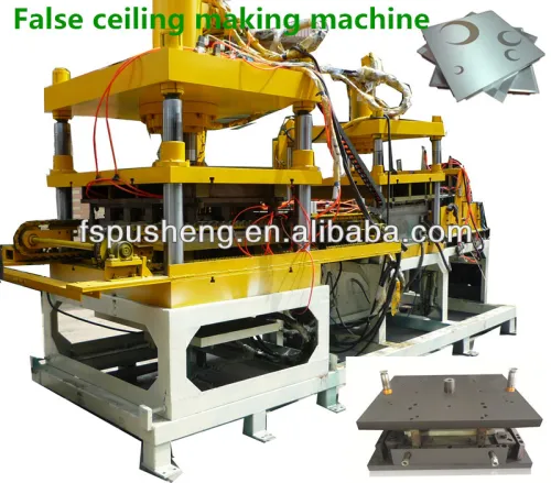 600*600mm Automatic Metal False Ceiling Making Machine, High Quality ...