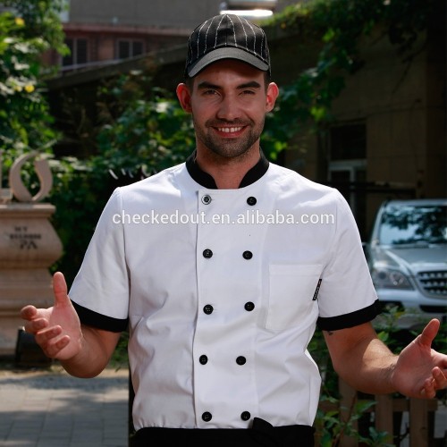 White Chef Clothing Double-breasted Chinese Chef Uniform, High Quality ...