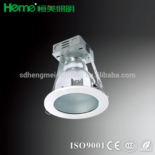 5" Vertical Recessed Pc E27 Downlight Fixture With 185mm Diameter 170mm ...