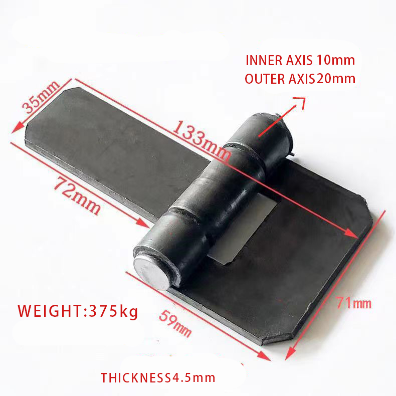 Long Tongue Heavy Duty T-shape Welded Car Truck Hinge, High Quality ...