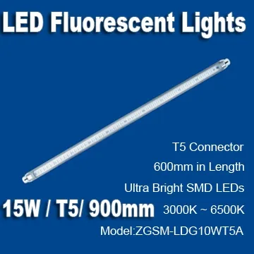 T5 Led Fluorescent Light 900mm 15watts, High Quality T5 Led Fluorescent ...