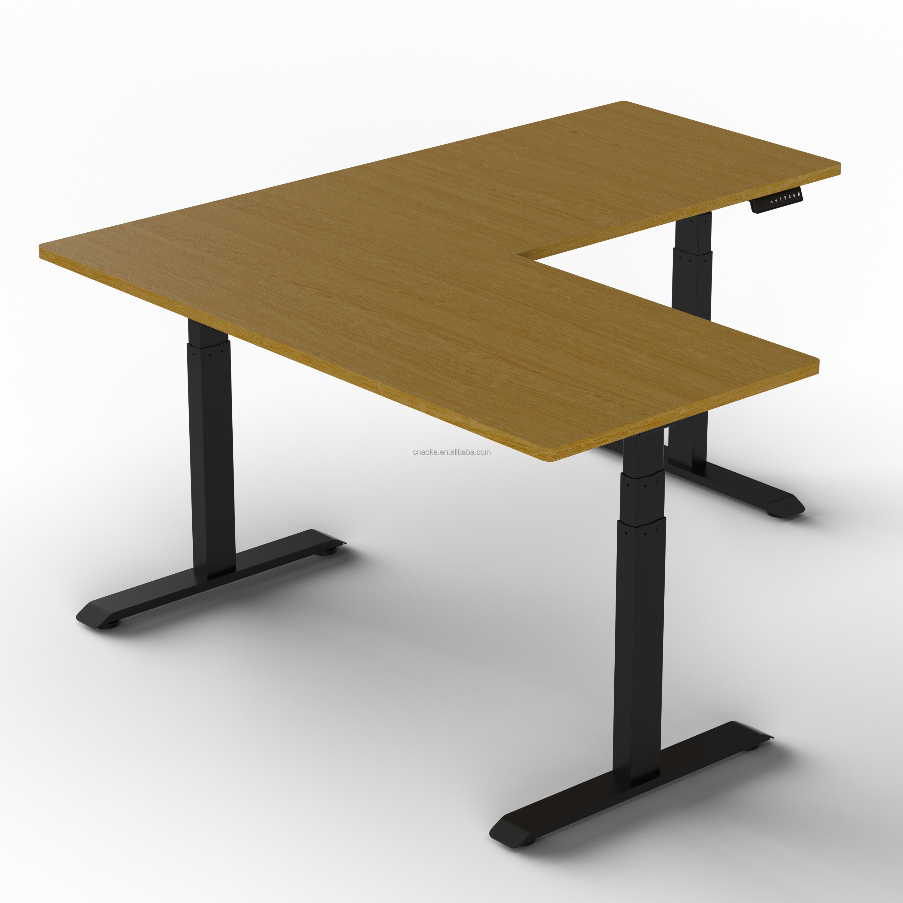 Customizable Dual Workstation Desk Stand: Perfect One Column Solution ...