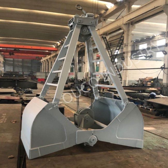 3m³ Meter Mechanical Clamshell Grab Load Coal Material, High Quality ...