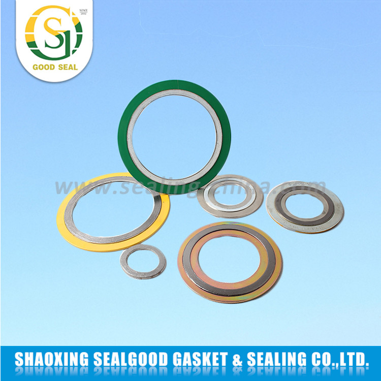 Spiral Wound Gasket With Inner And Outer Ring, High Quality Spiral ...