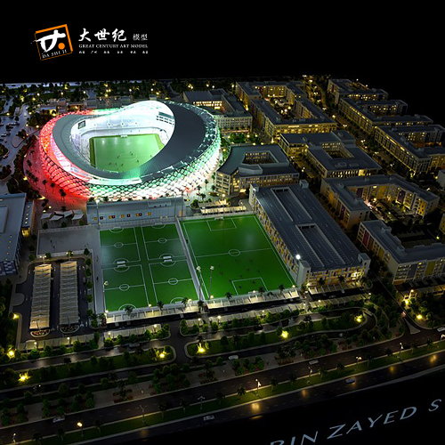 Football Stadium Abs Scale Building Model, High Quality Football ...