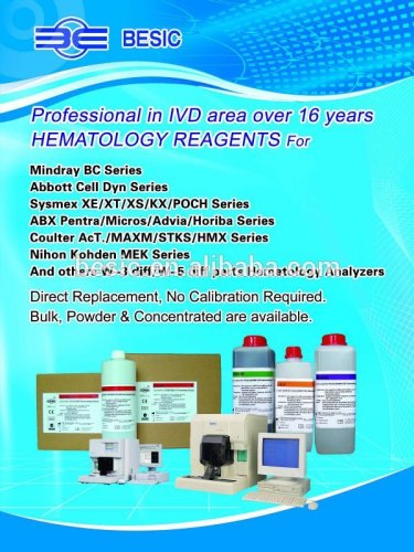 Hematology Reagents For Abx Pentra 60/80/120, Micros 60/advia60/ot18 ...