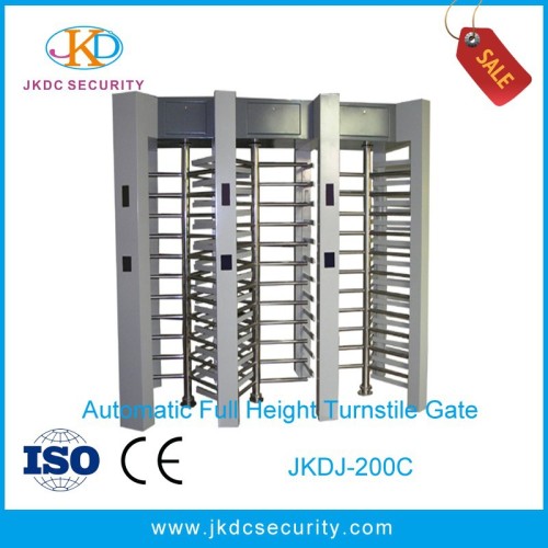 Vertical Access Control Electronic Barrier Gate Mechanism Full Height ...