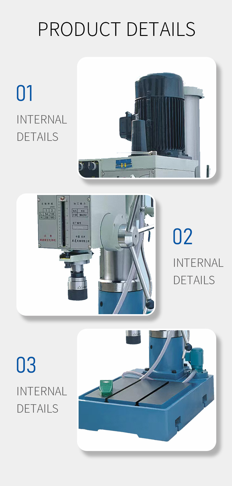 Heavy Duty Industrial Desktop Tapping Machine - 1100w Zs40 Electric ...