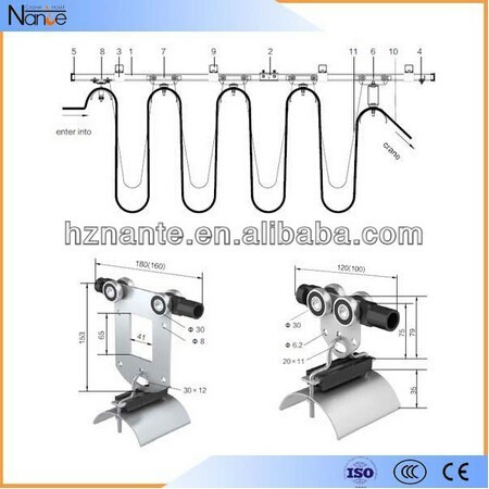 Factory Price Cable Trolleys C40 C Rail Festoon System, High Quality ...