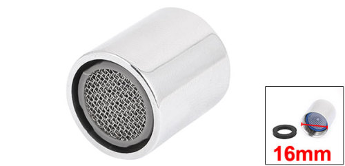 Uxcell Kitchen Fixture 16mm Female Thread Silver Tone Water Saving ...