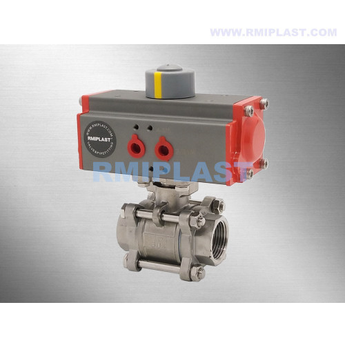 Pneumatic 304 Ball Valve Double Acting Spring Return, High Quality ...