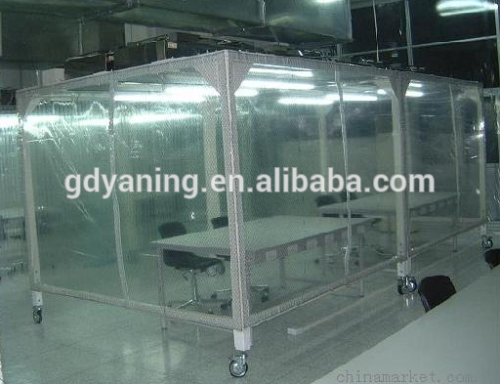 Transparent Plexiglass Cleanroom /transparent Antistatic Grid Curtain ...