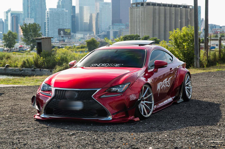 Lexus Rc Rocket Bunny Widebody Kit With Front And Rear Spoilers, Wing ...