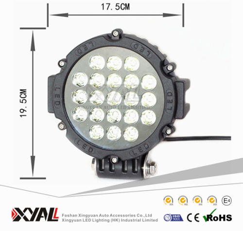 7 Inch 63w Led Car Work Light. Led Driving Fog Light Off Road Suv Atv ...