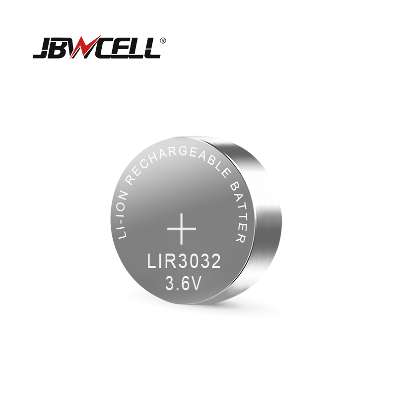 Lithium Ion 3.6v 120mah Rechargeable Coin Cell Battery Lir3032, High ...
