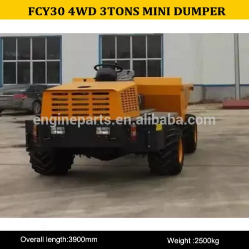 Manufacture Of 3t Mini Dumper 4x4, High Quality Manufacture Of 3t Mini ...