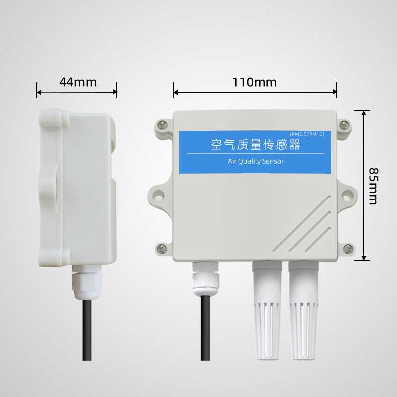 Rs485 Wall-mounted Air Quality Sensor For Pm1.0, Pm2.5, And Pm10, High ...