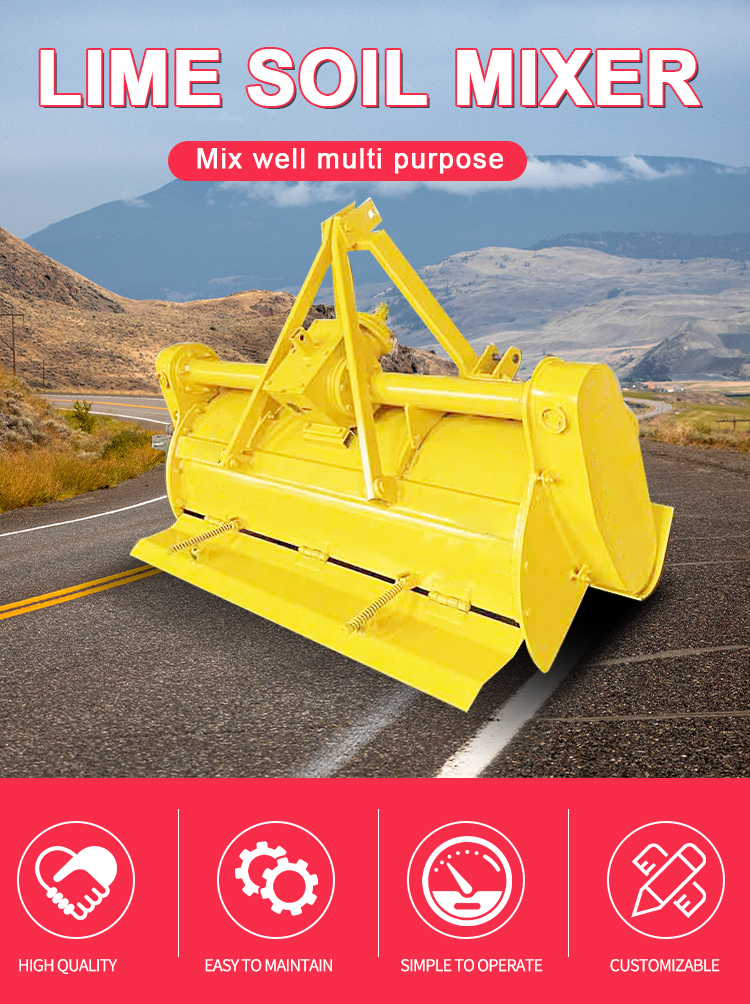 Tractor Three-point Suspension Rotary Tiller Soil Mixer, High Quality ...