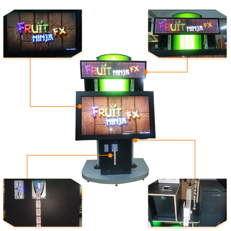 Amusement Park Ticket Redemption Game: Finger Touch Screen Fruit Ninja ...