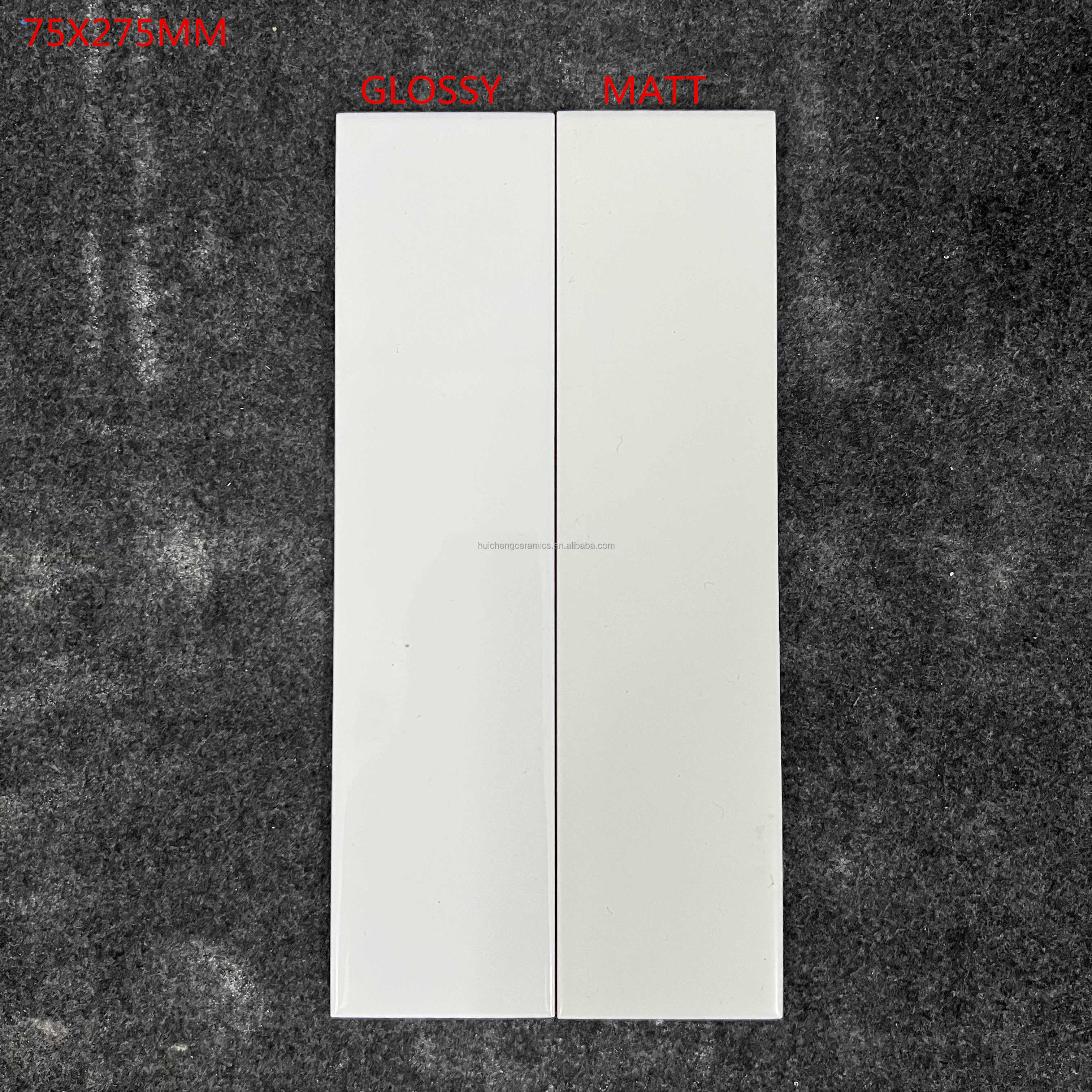White Ceramic Subway Tiles - Small Size Rectangle Shape Collection ...