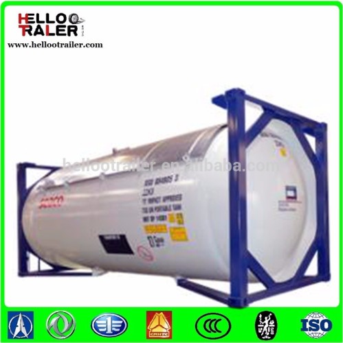 20 Ft Fuel Transport Tanker Container Iso Storage Tank, High Quality 20 ...