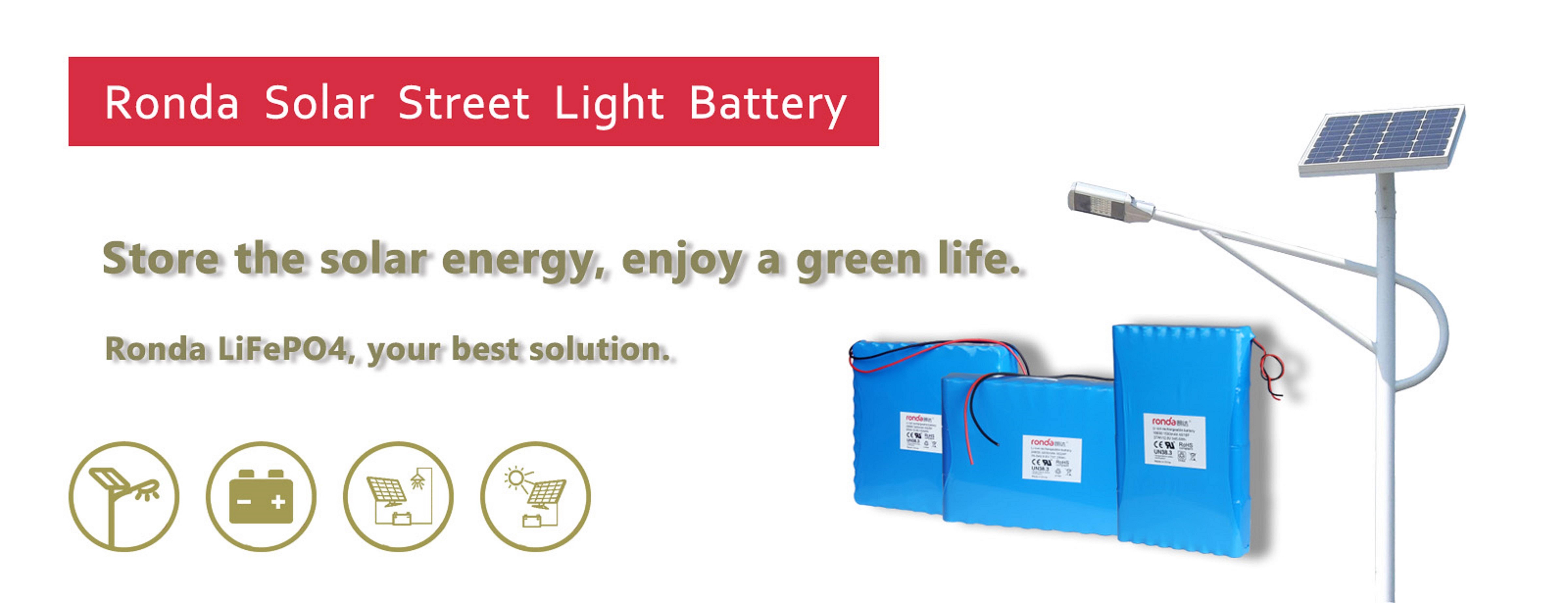 Solar Street Light Ifr18650 12.8v 27ah Lifepo4 Battery, High Quality ...