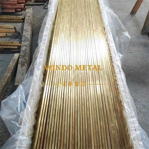 Custom-cut lengths brass square tube with deburred ends China ...