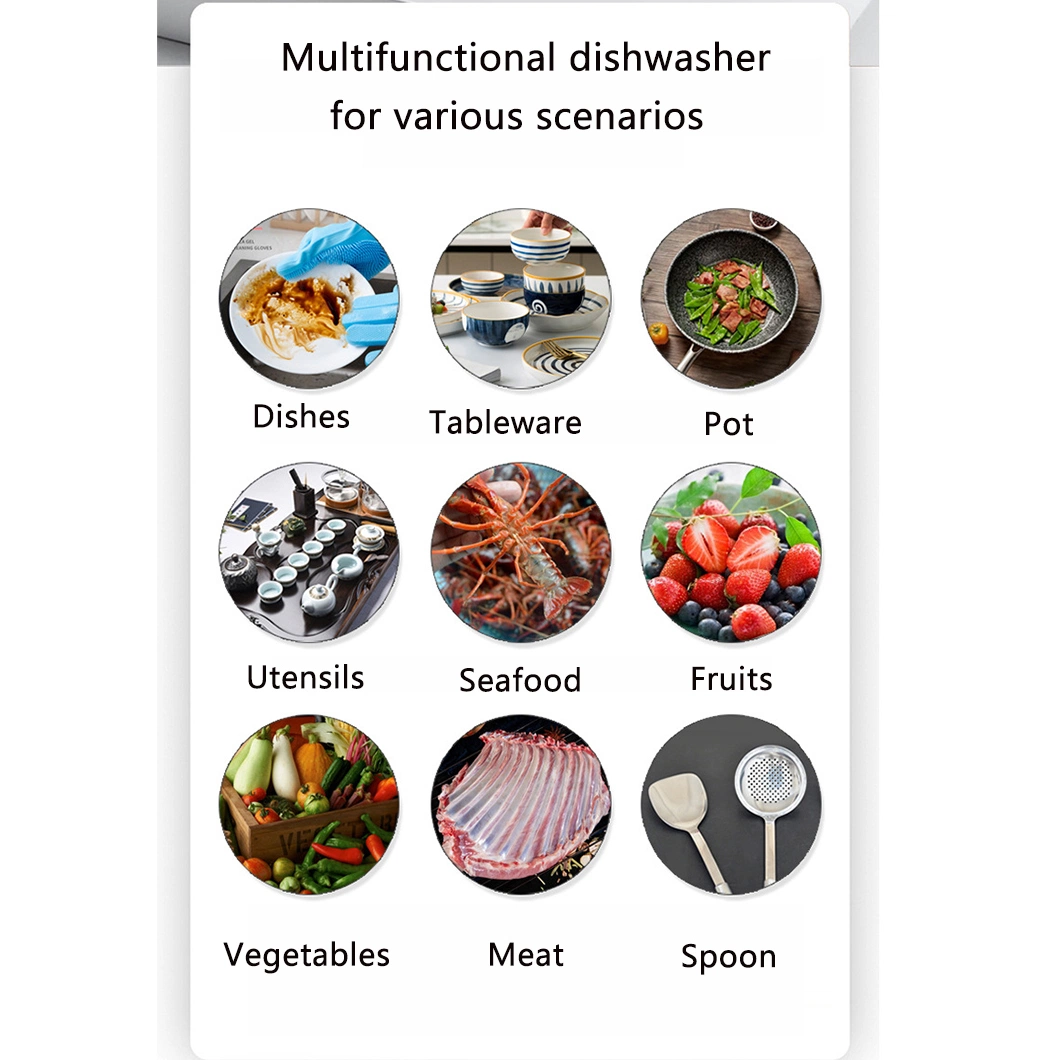 Commercial Dishwasher Machine Restaurant Hotel Kitchen Use Ultrasonic ...